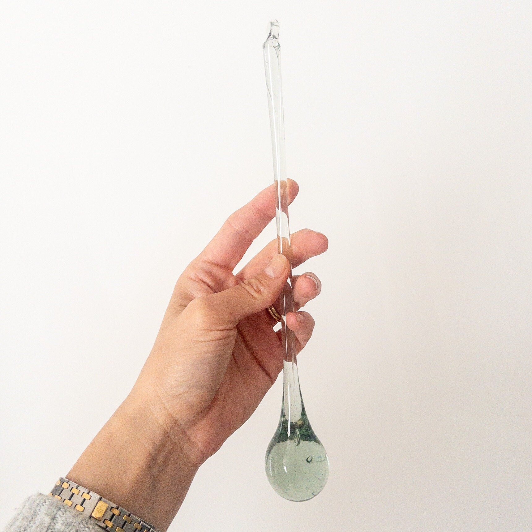 Tear Drop | Decorative Glass Set of 4 | 10 " - Etsy