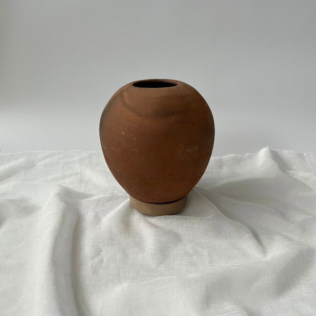 Ceramic Mini Sphere Planter | Terracotta - Etsy