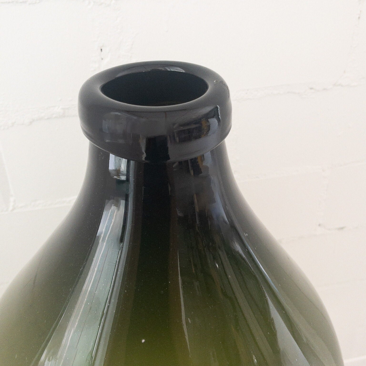 Goliath Vase Recycled Glass Vase Green - Etsy