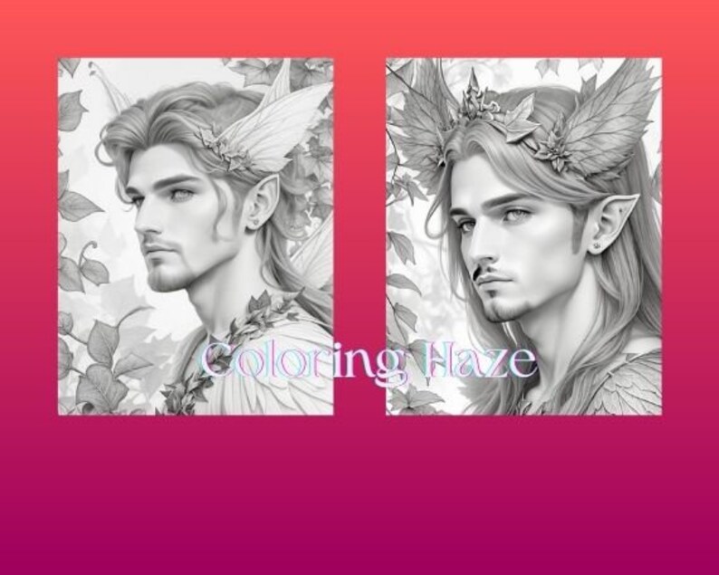 Mystic Men:explore the Realm of Mythical Male Fairies.adult - Etsy