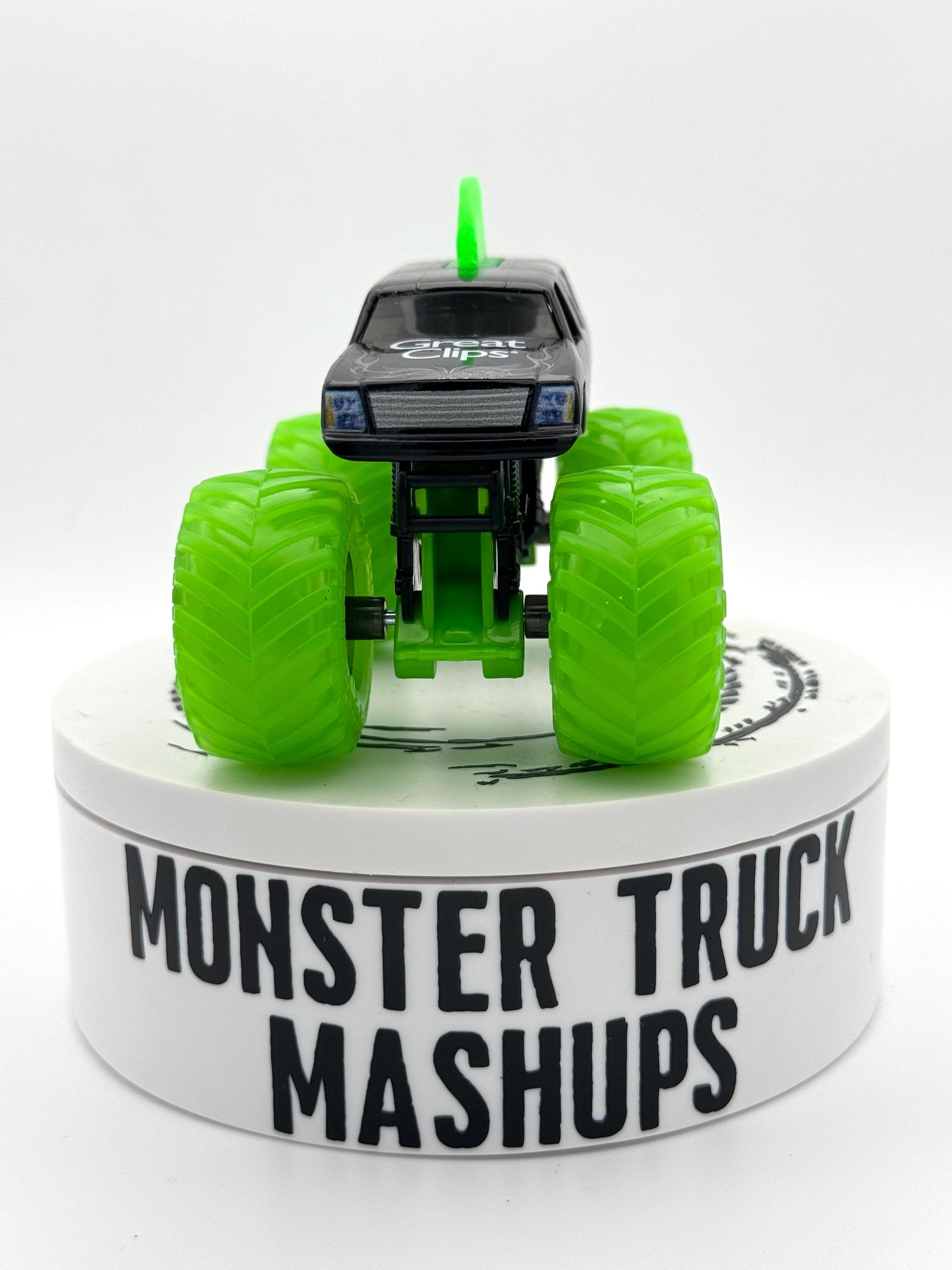 Custom Neon Green Mohawk Warrior Monster Jam Monster Truck, 1:64 Scale ...