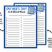 Fathers Day A-Z Word Race Printable Game, Fathers Day Activity for Kids ...