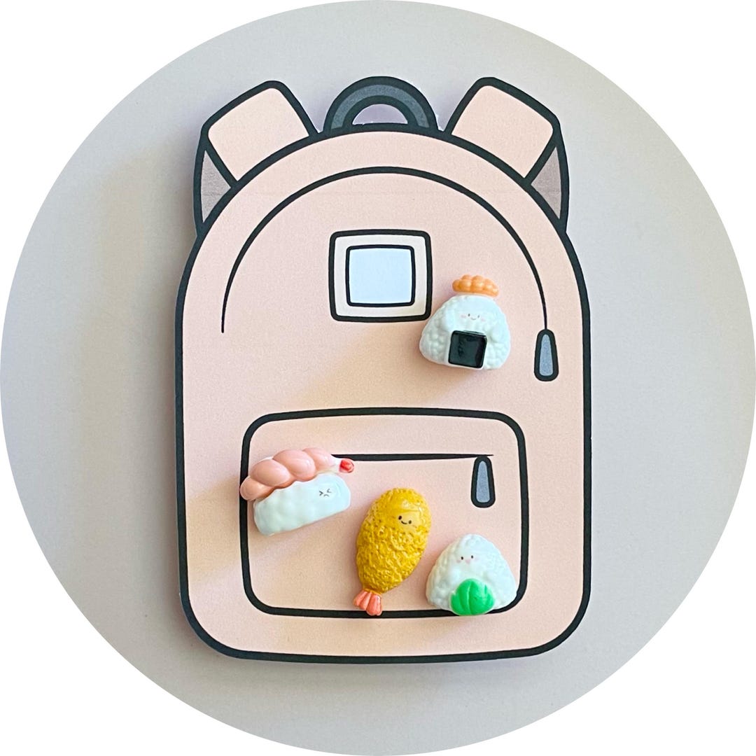 Mini Kawaii Sushi Pin Set - Etsy
