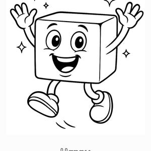 50 Emotions Ice Cube Coloring Pages for Kids - Printable Feelings ...