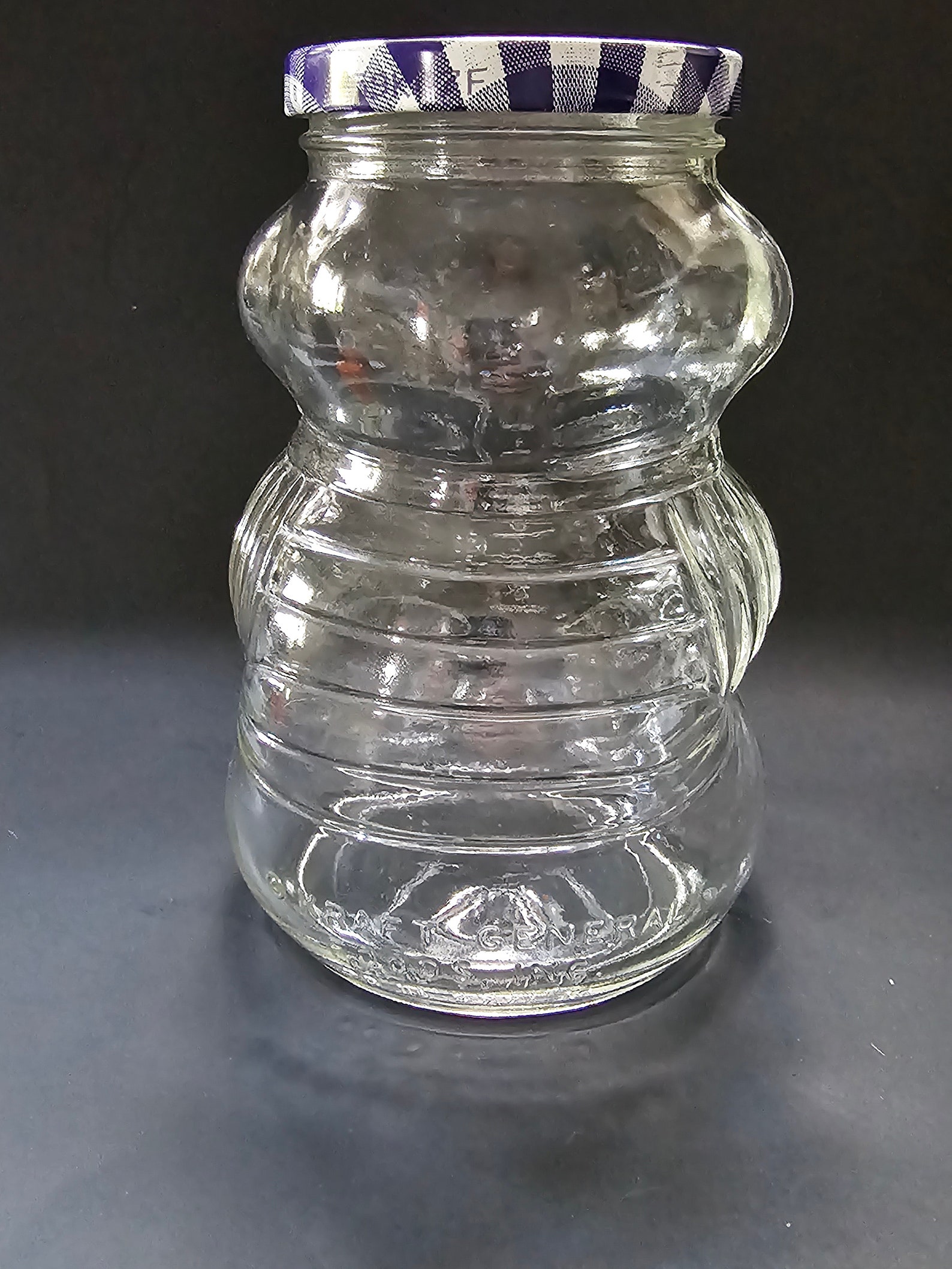 Vintage 1980s Kraft Foods Teddy Bear Glass Jar With Lid - Etsy