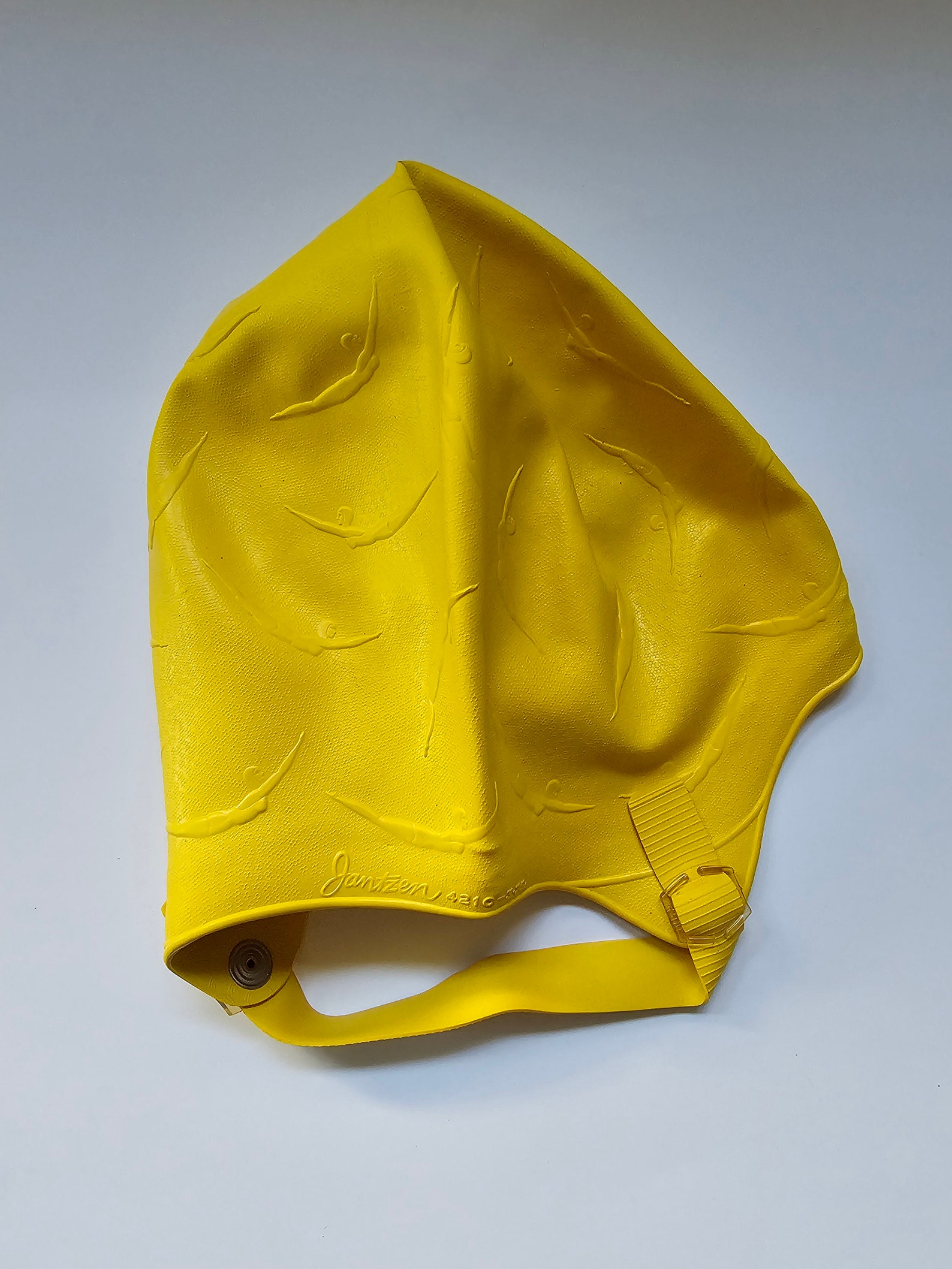 Vintage Janzen Yellow Swim Cap - Etsy