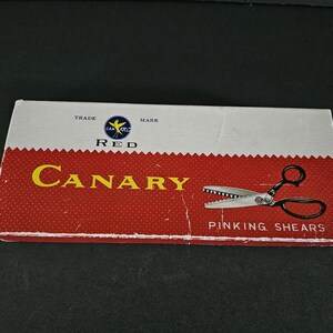 Vintage 1960's Red Canary 8" Pinking Shears - Etsy