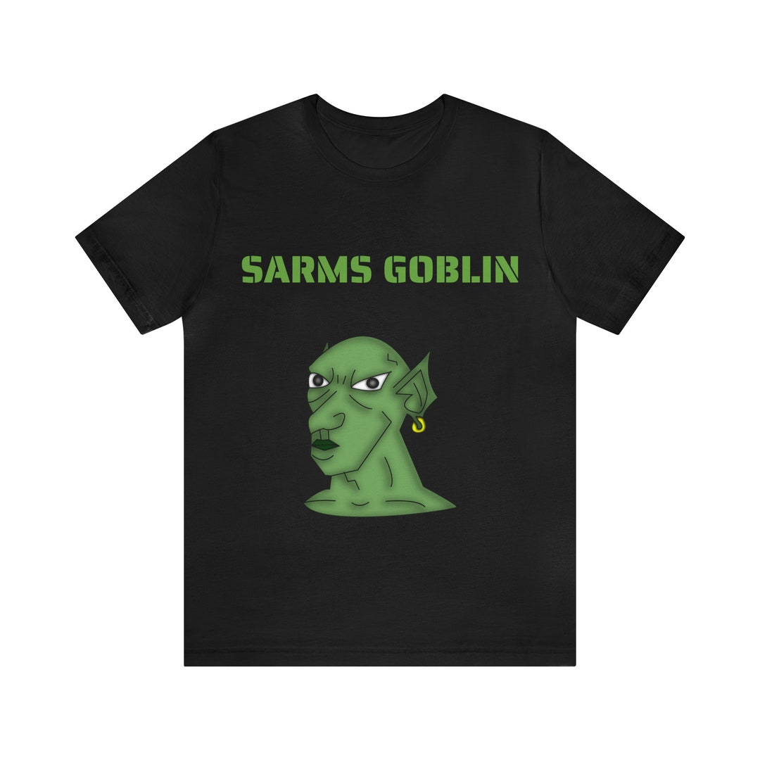 Camiseta Sarms Goblin, cubierta de bomba, camisa de gimnasio divertida ...