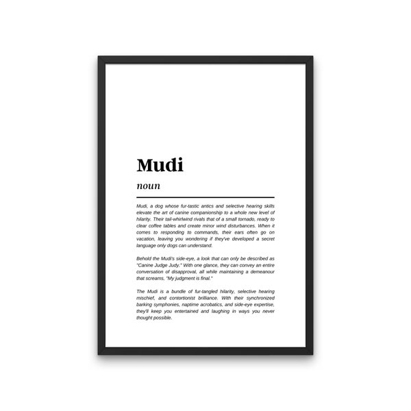 Mudi - Etsy