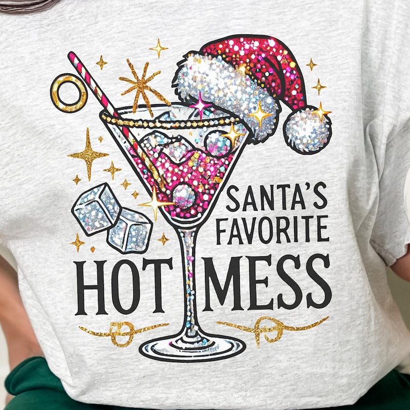 Christmas Shirt Hot Mess - Etsy UK