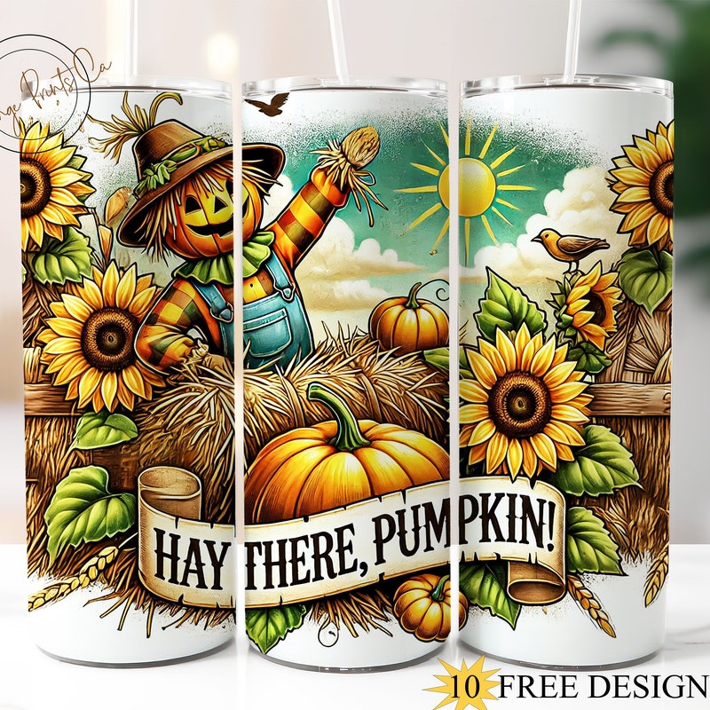 Hay Scarecrows - Etsy