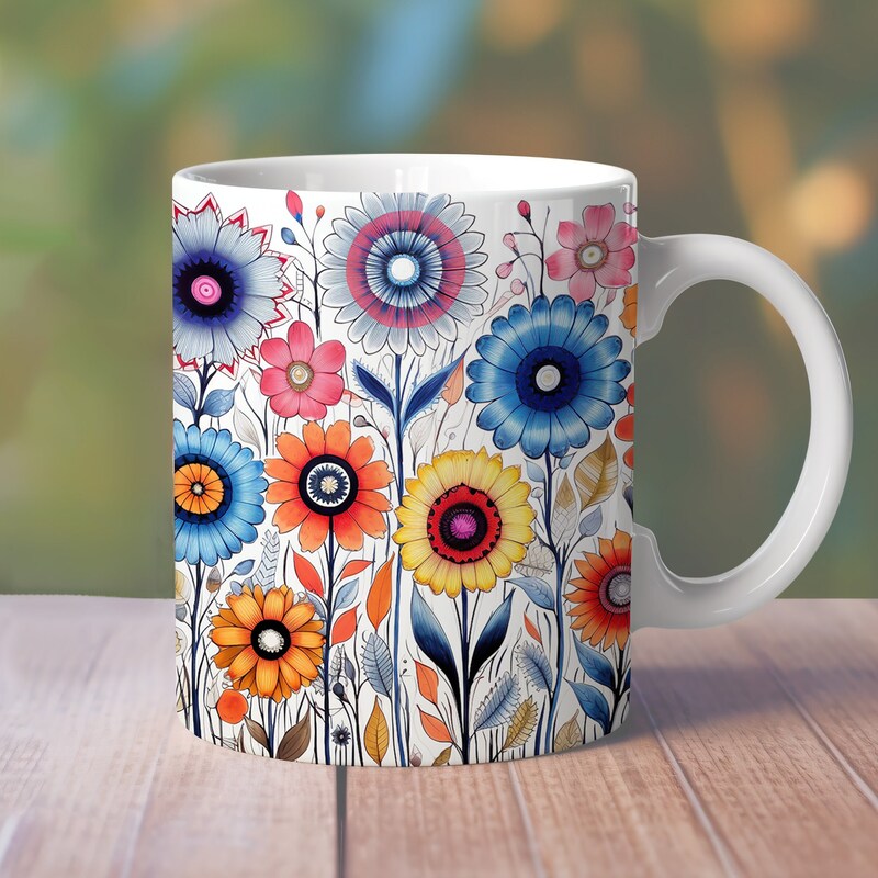 Flower Mugs - Etsy