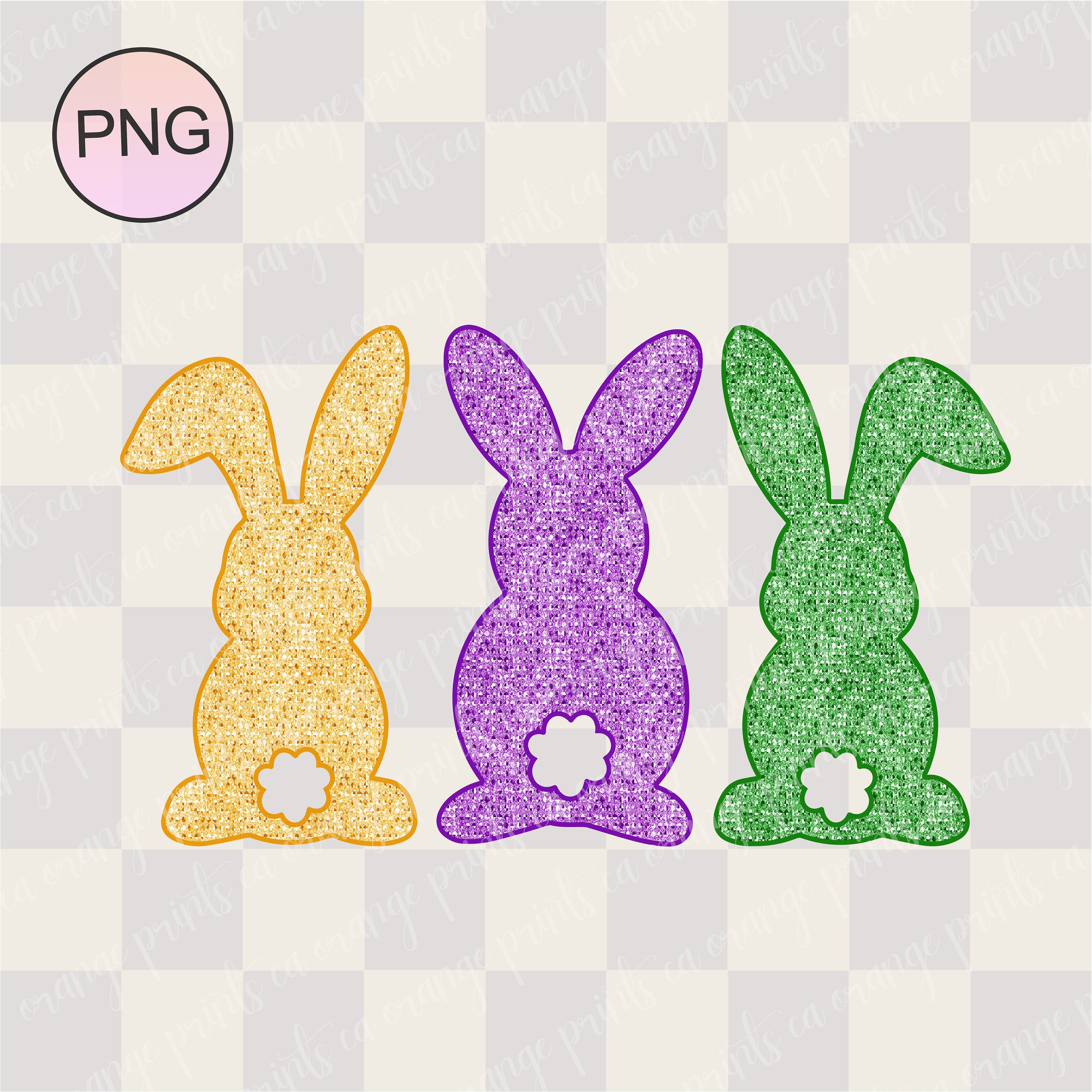 Mardi Gras Squad PNG, Glitter Bunny Png, Mardi Gras Bunny Sweatshirt ...
