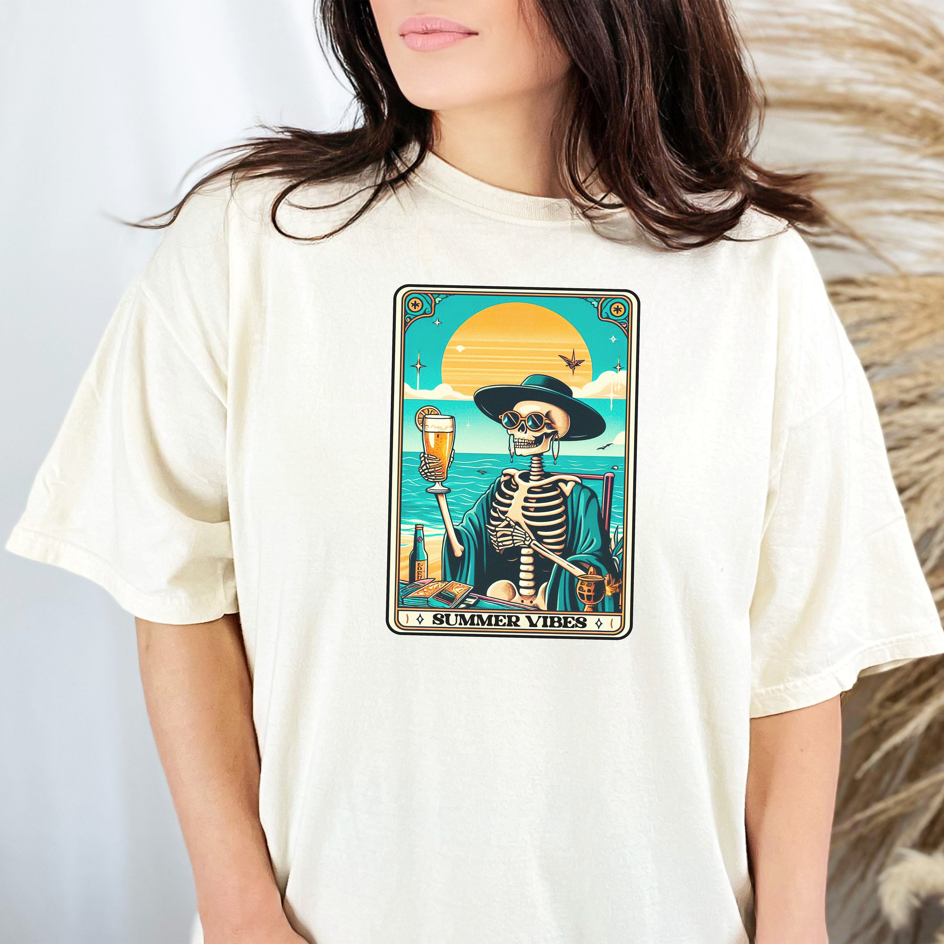 Tarot Card Summer Vibes PNG, Summer Beach Vacation Png, Tropical ...
