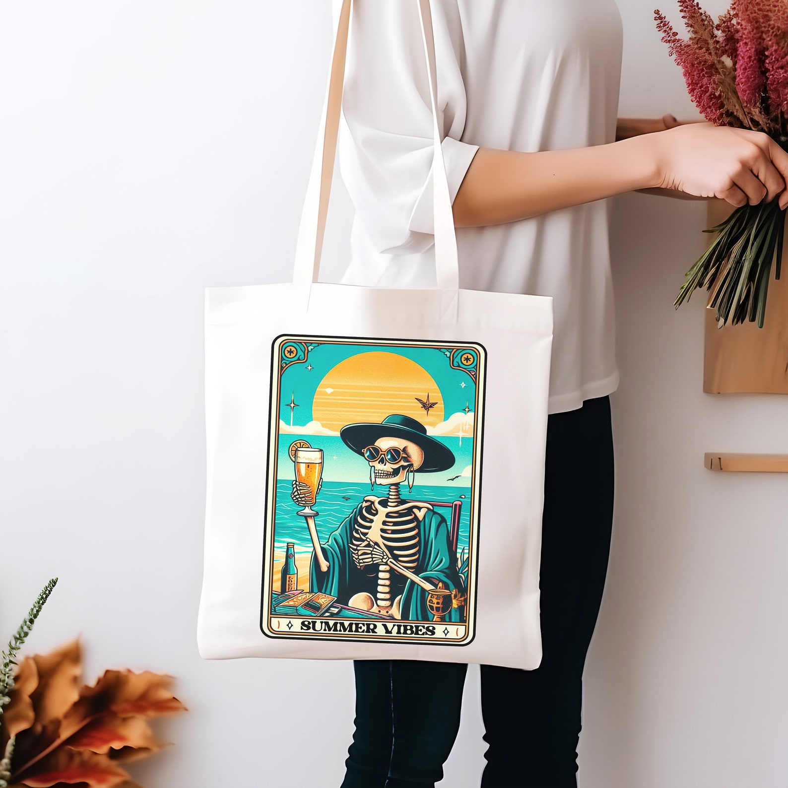 Tarot Card Summer Vibes PNG, Summer Beach Vacation Png, Tropical ...
