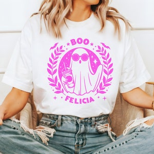 Halloween Ghost Png, Boo Felicia Ghost Png Sublimation Shirt, Funny ...