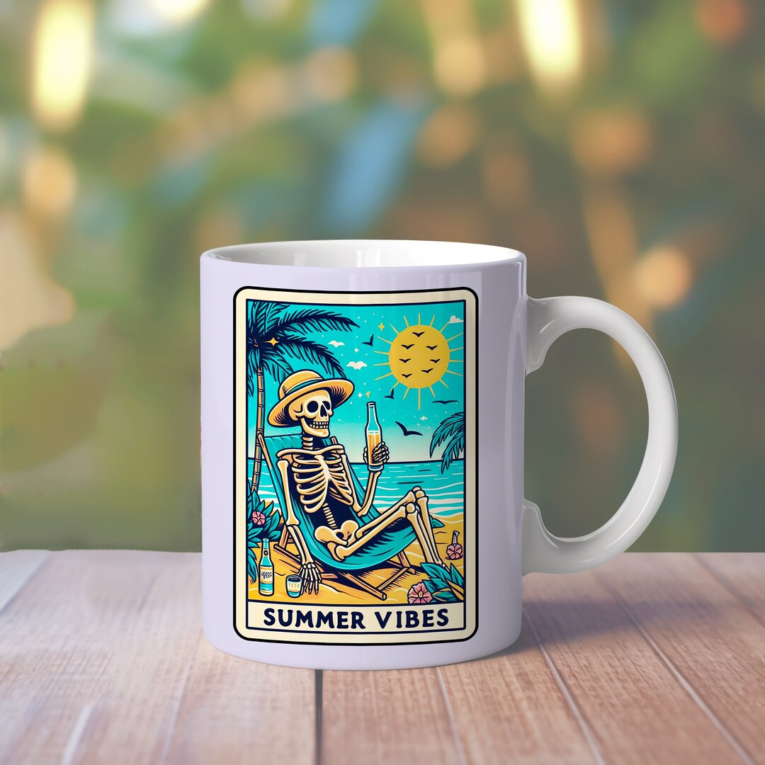 Tarot Card Summer Vibes PNG, Summer Beach Vacation Png, Tropical ...