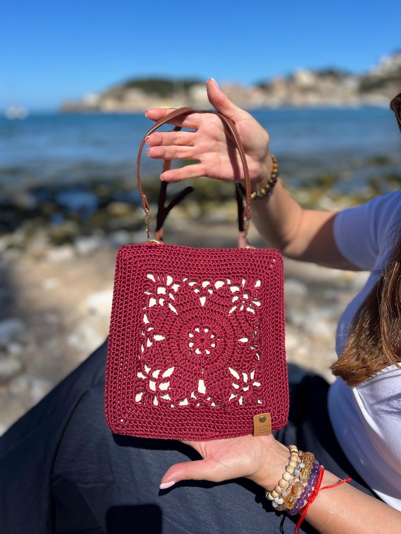 Boho Crochet Mini Bag – Small Crossbody Bag – Summer Festival Bag ...
