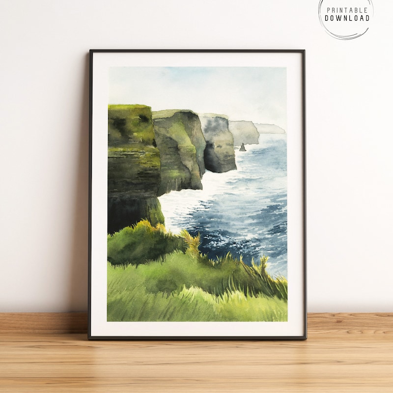 Ireland Watercolor - Etsy