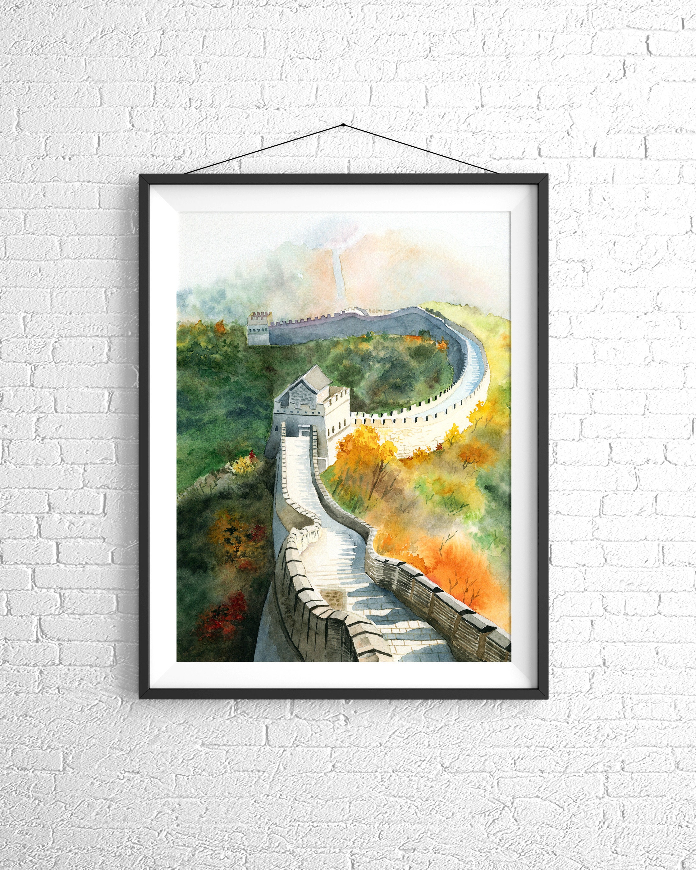Great Wall of China Printable Poster, China Travel Wall Art, Ancient ...