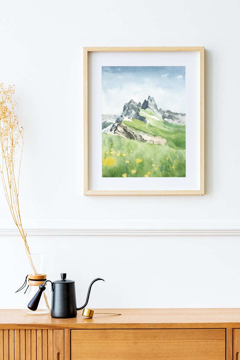 Dolomites Printable Art, Italy Digital Print, Seceda Mountain Wall Art ...