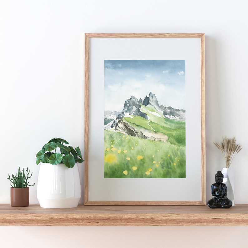 Dolomites Printable Art, Italy Digital Print, Seceda Mountain Wall Art ...