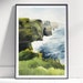 Cliffs of Moher Printable Art, Ireland Watercolor Painting, Irish ...