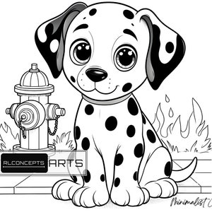 coloring pages of dalmatian puppies for sale