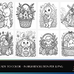 39 Easter Coloring Page | Coloring Book | Simple Cute Coloring ...
