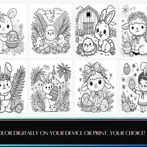 39 Easter Coloring Page | Coloring Book | Simple Cute Coloring ...