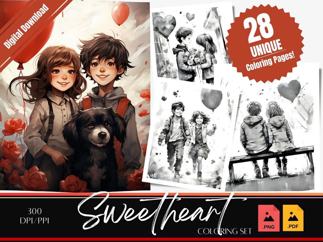 28 Valentine's Day Adult Coloring Pages | Printable Adult Kids Coloring ...