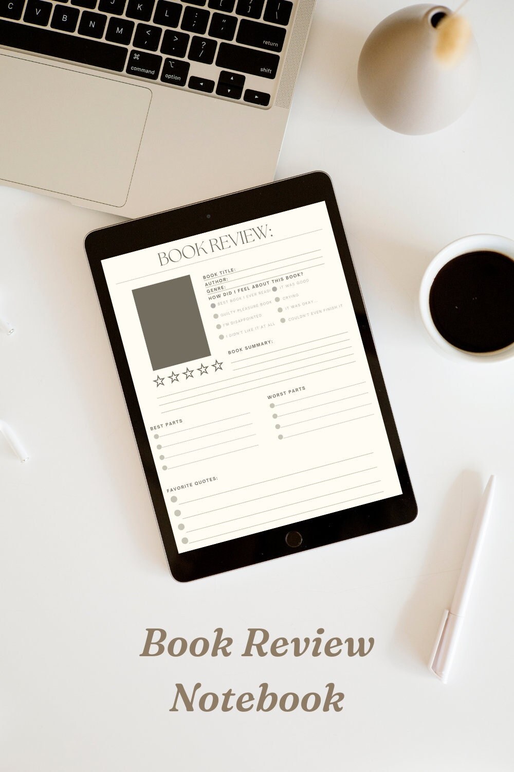 Digital Book Review Notebook Printable Book Review Sheet - Etsy