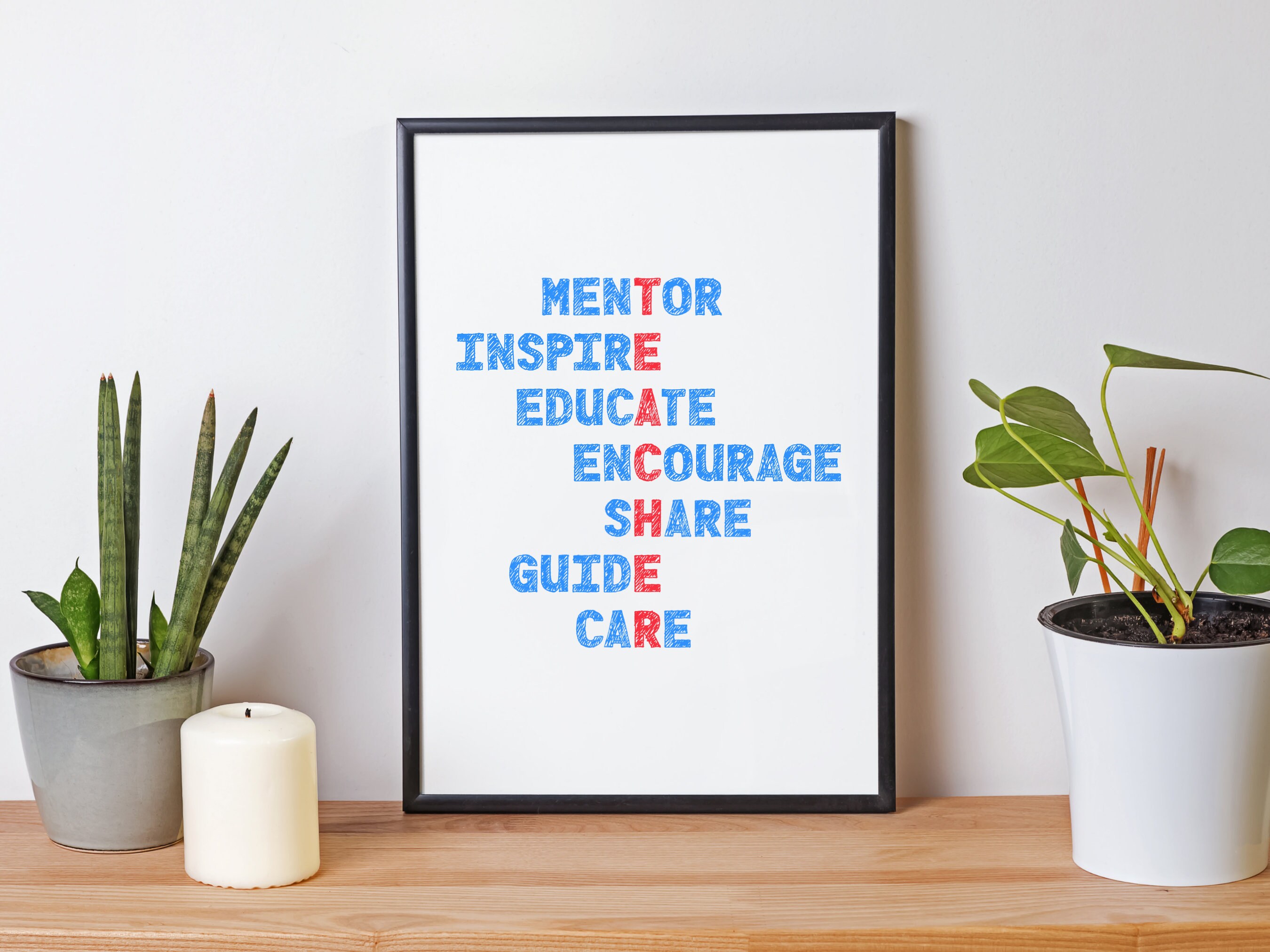 Teacher Classroom Decor Wall Art, Teacher Office Decor, Classroom Wall ...