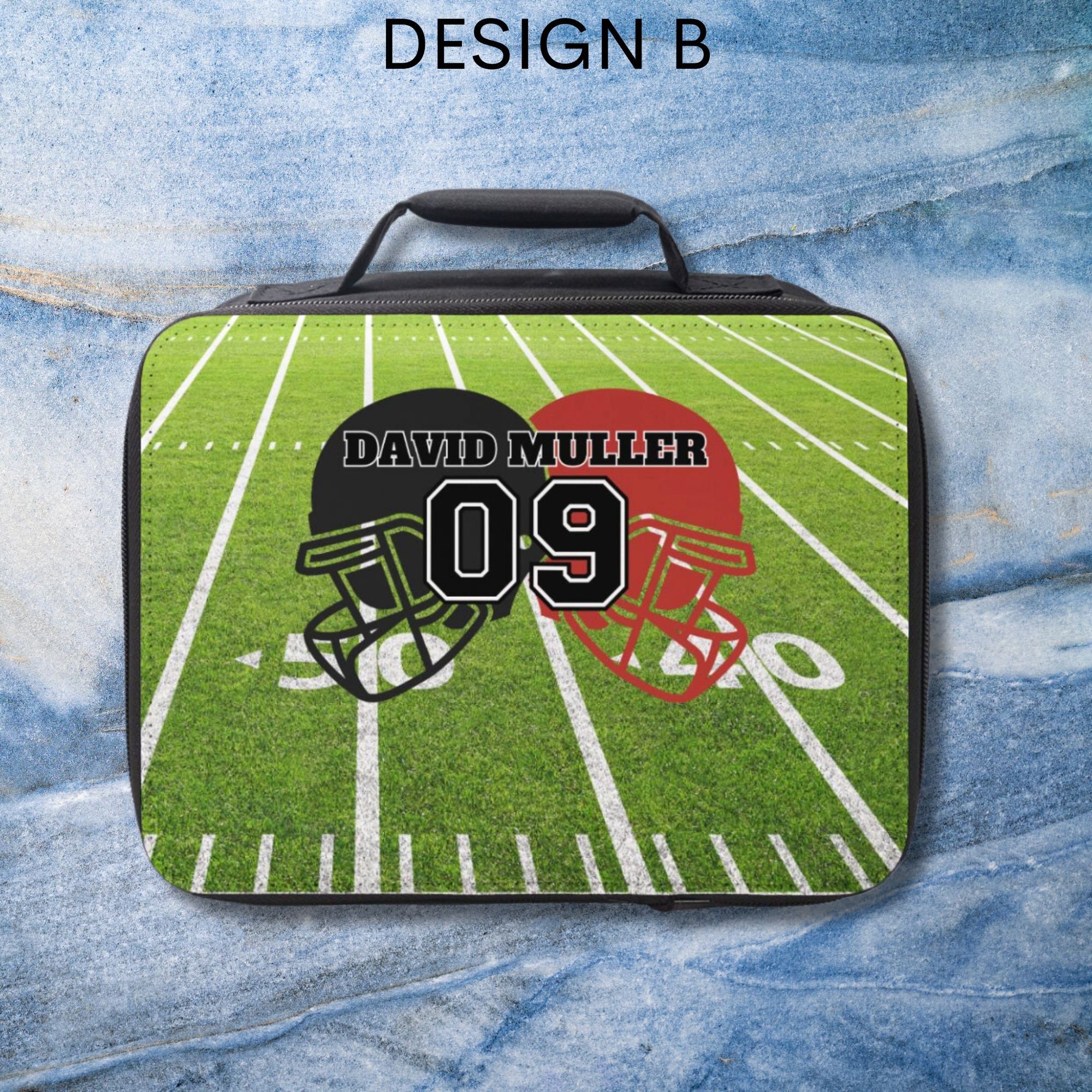 Football Lunch Box, Football Lunch Bag, Football Lunch Tote ...