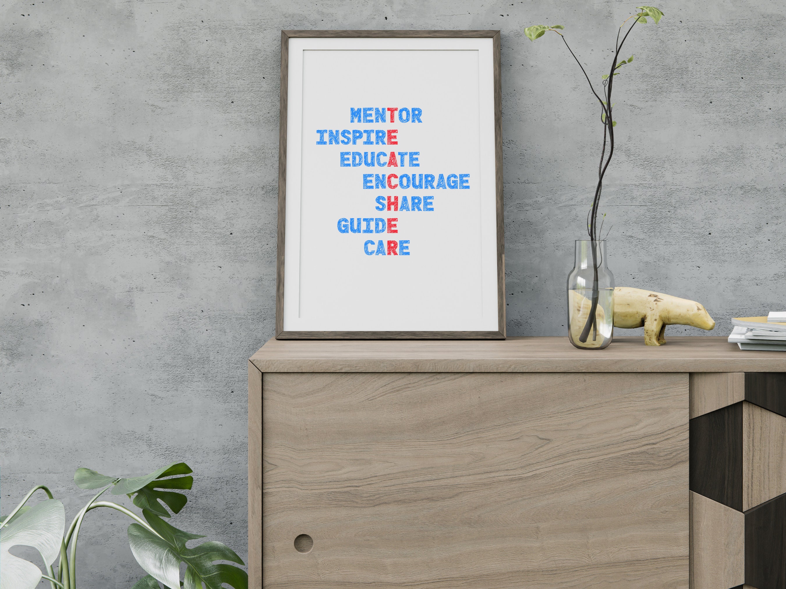 Teacher Classroom Decor Wall Art, Teacher Office Decor, Classroom Wall ...