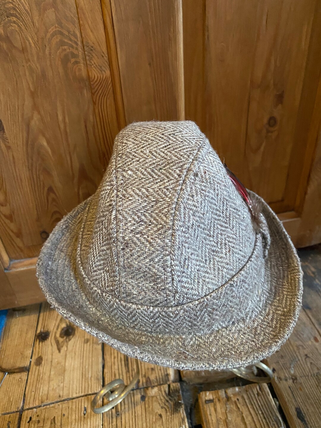 Stormafit Tweed Hat With Jaunty Feather - Etsy