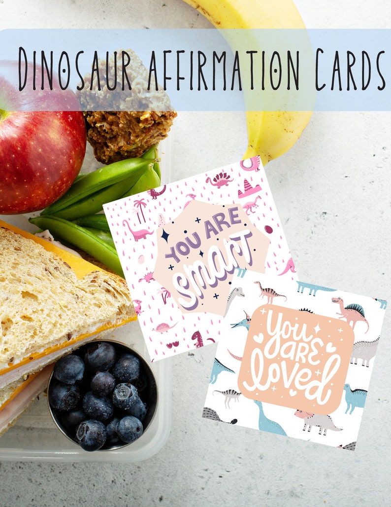 Dinosaur Affirmation Cards (instant Download) - Etsy