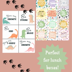 Dinosaur Affirmation Cards (instant Download) - Etsy