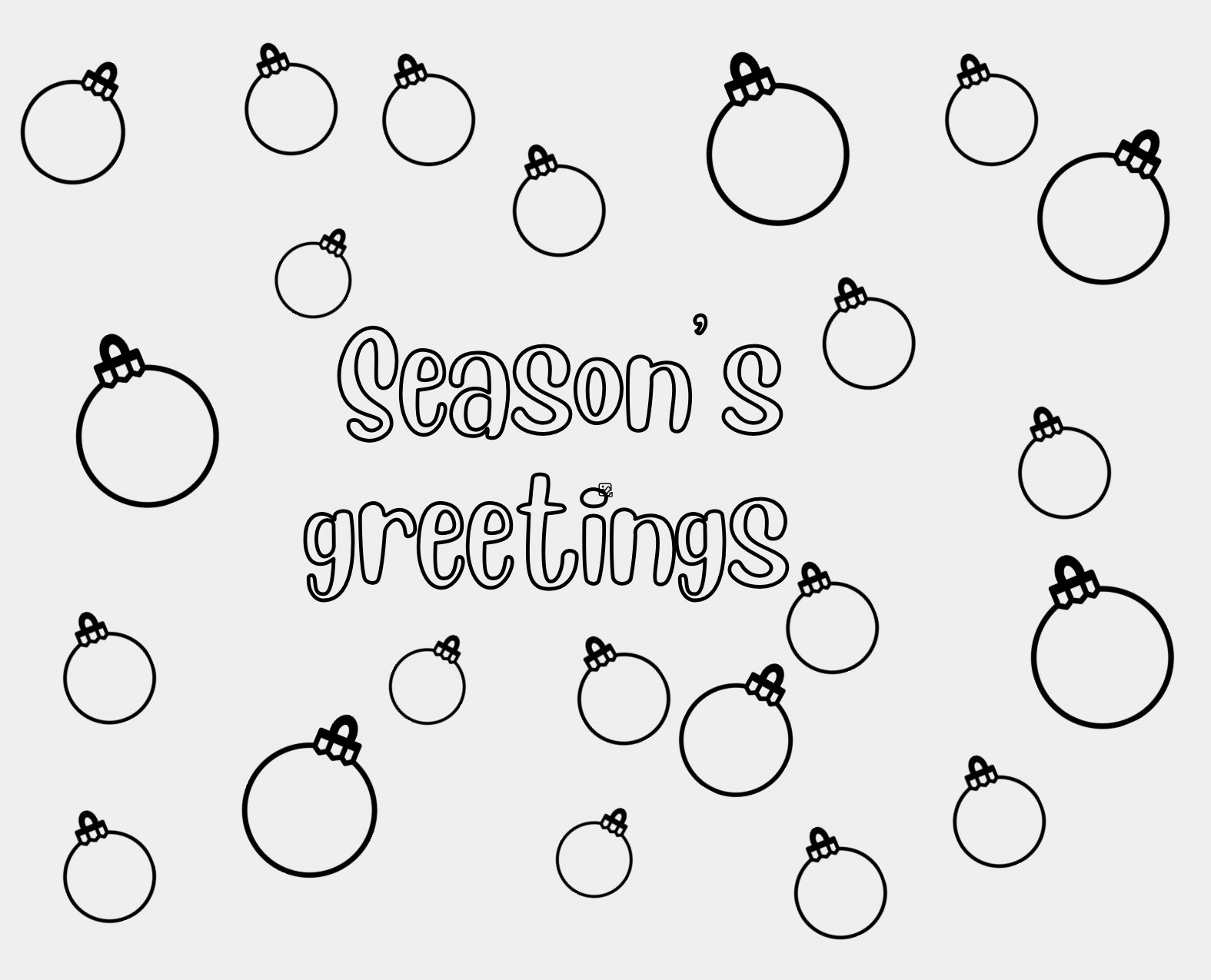 Print and Color Your Own Christmas Cards (easy) - Etsy