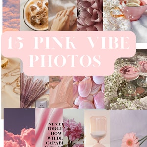 Pink Clouds Vibe Vision Board Bundle - Etsy