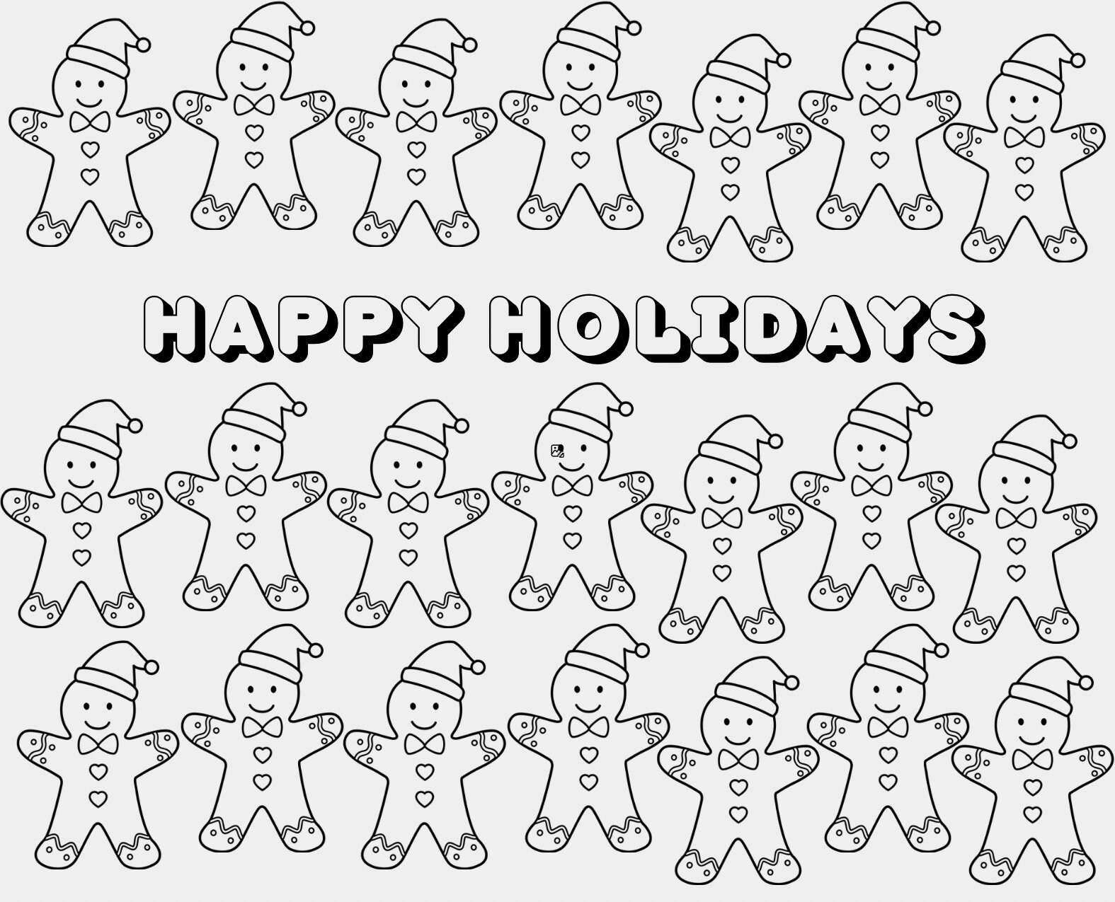 Print and Color Your Own Christmas Cards (easy) - Etsy