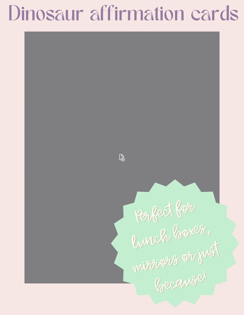 Dinosaur Affirmation Cards instant Download - Etsy