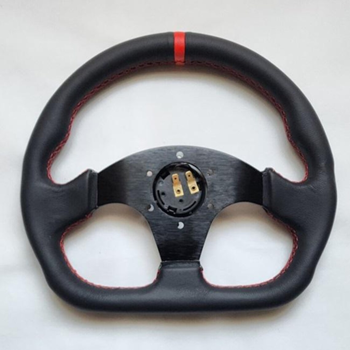 MOMO Leather D Shape Street Sport Steering Wheel 320mm 12.5in BRLRR - Etsy