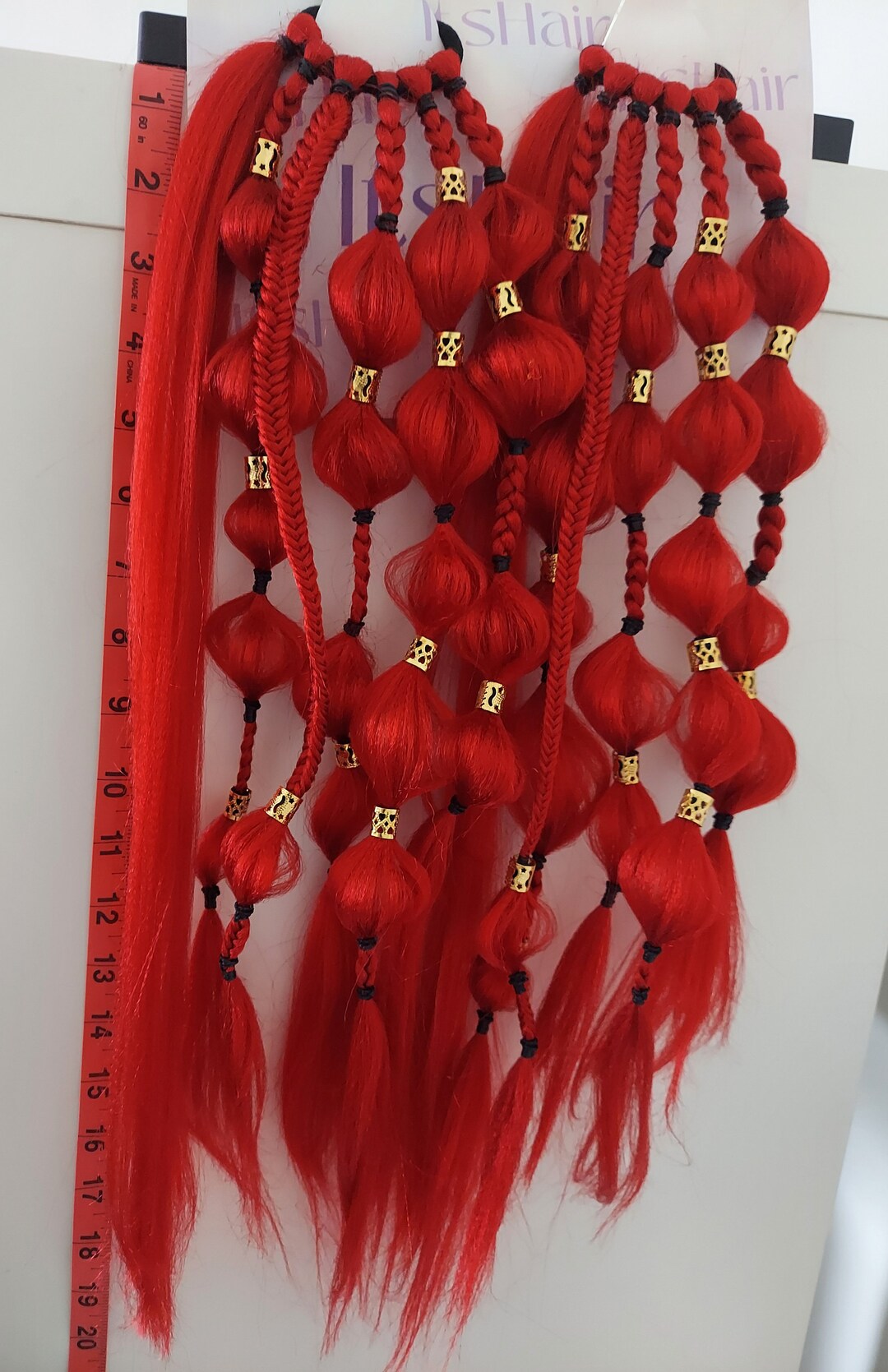 Double Bubble Braids and Extensions Ponytails - Etsy