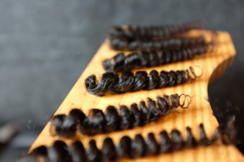 Black Treated curled Yak Hair Made From Canadian Yaks - Etsy