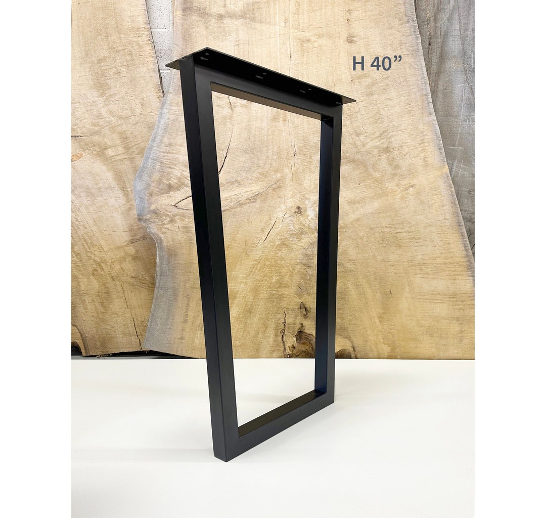 Pair of Bar Height Steel Legs Powder Coated - Etsy