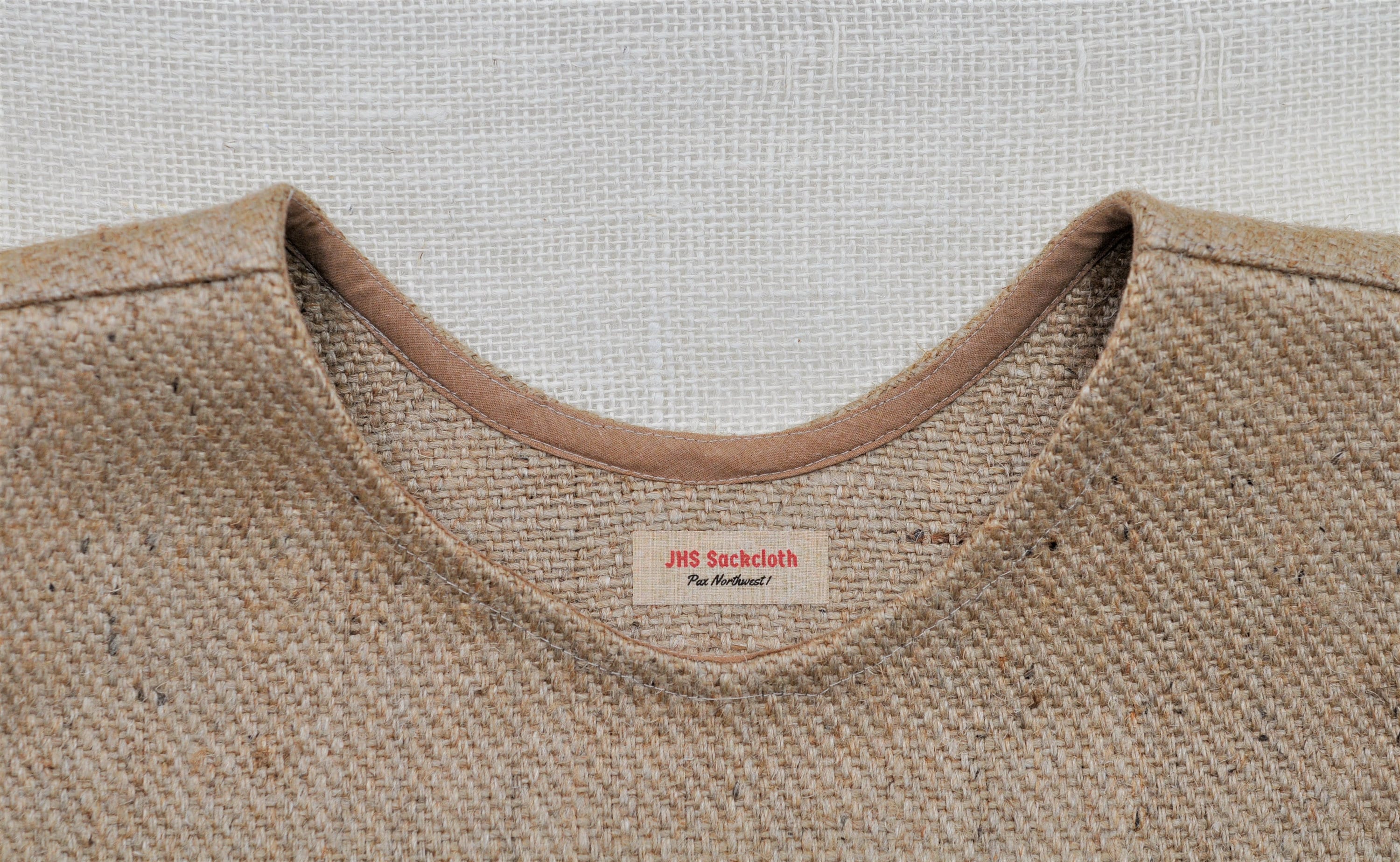 JHS Christian Sackcloth, Hair Shirt, Cilice With Rosary Pocket, Belt ...