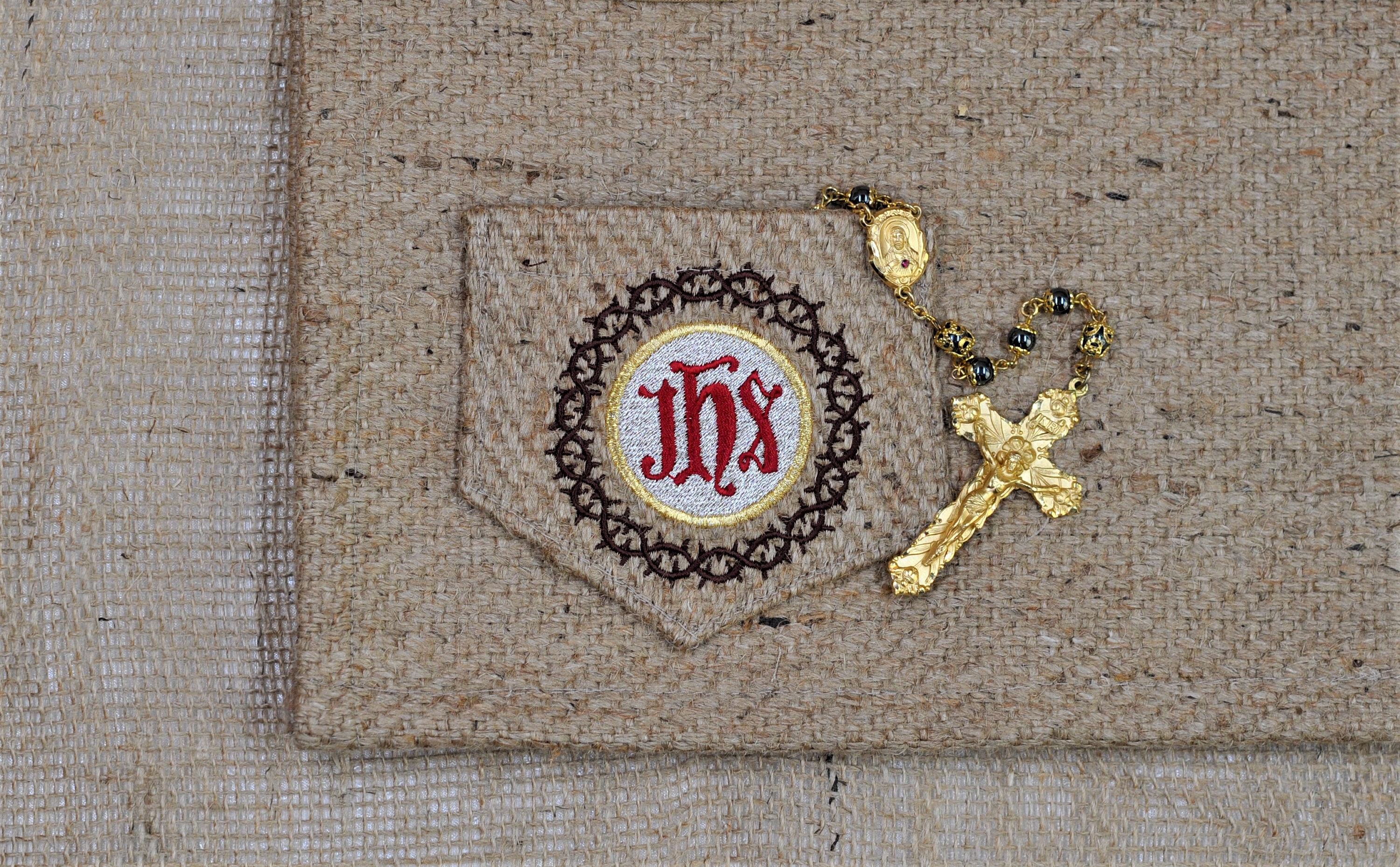 JHS Christian Sackcloth Hair Shirt Cilice With Rosary - Etsy