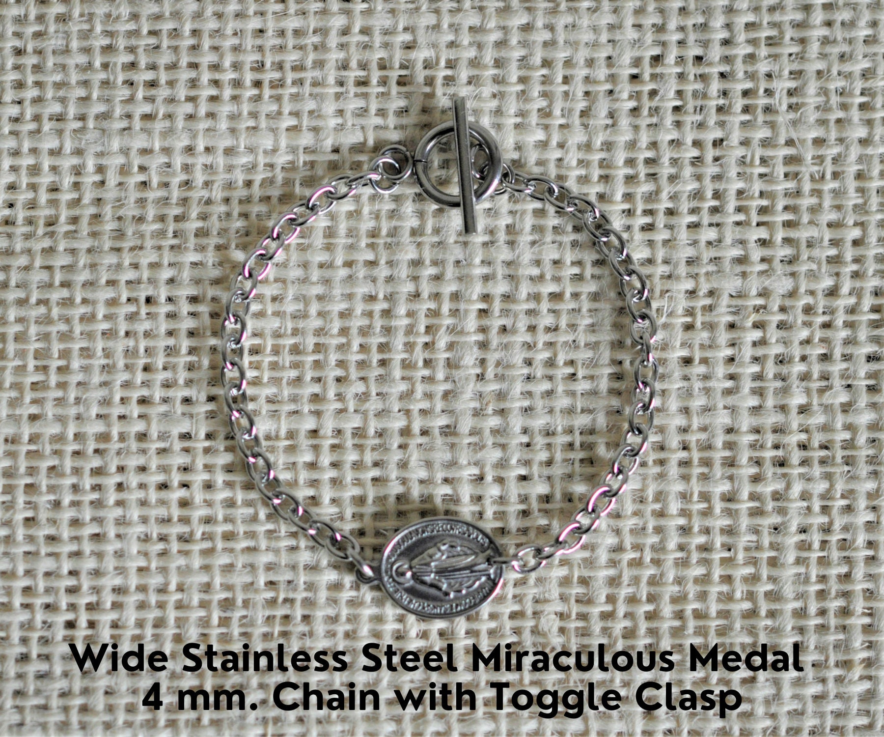 Women's 100% Stainless Steel Consecration to Jesus Through Mary ...