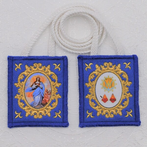 Large Brown Scapular - Etsy